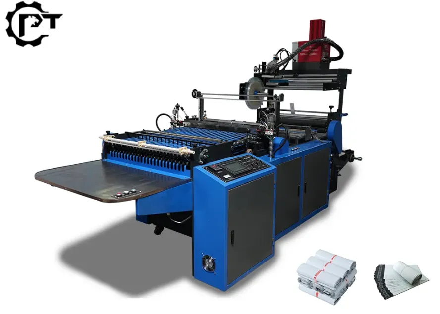 Express bag/courier bag/poly mailer making machine | Plastics and ...