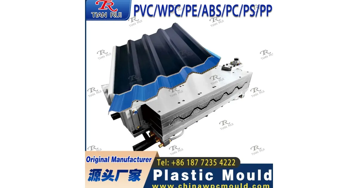 PVC Roof Tile Mold ASA Hollow Sheet Extrusion Die...