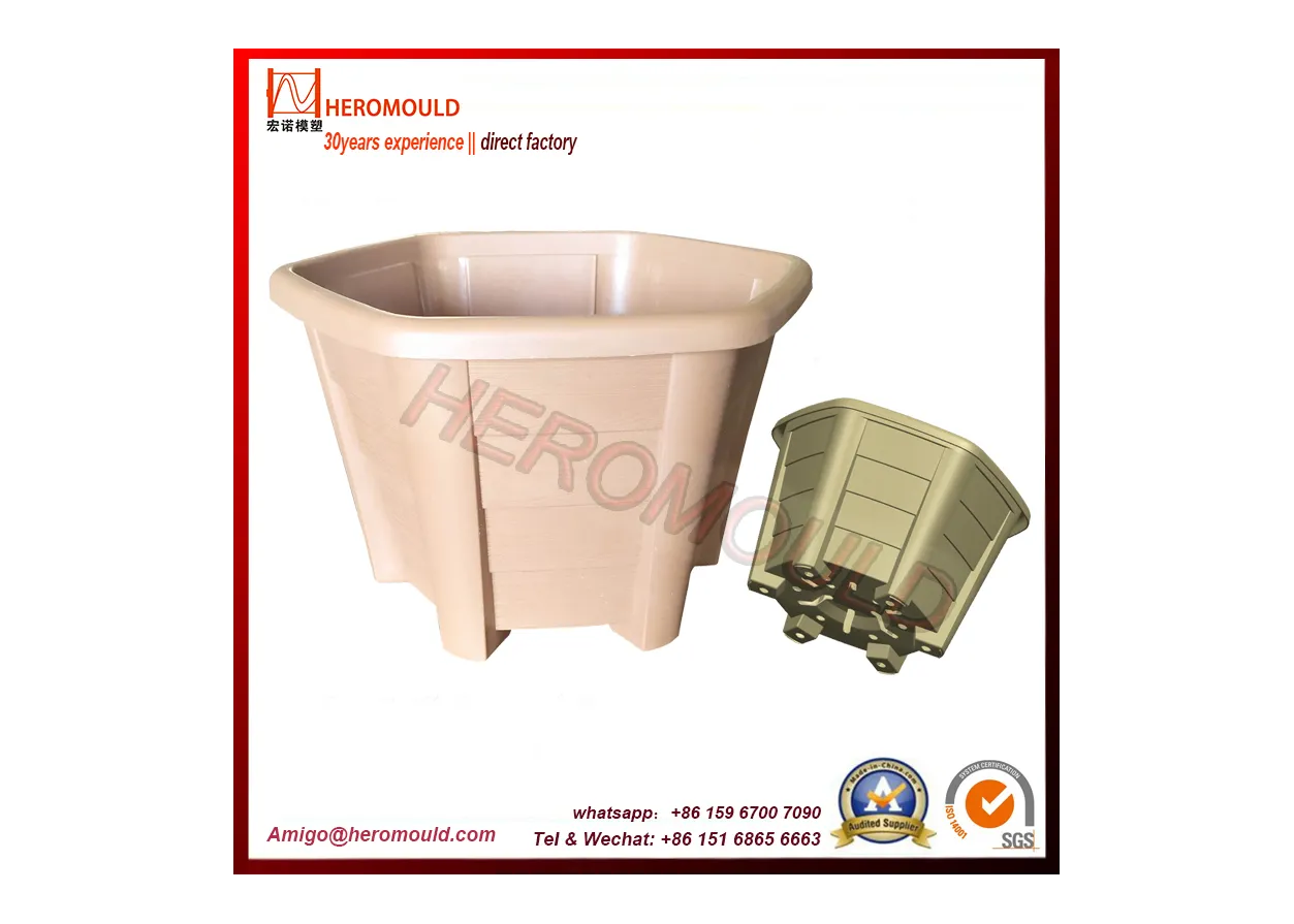 Customized Plastic Injection Flower pots Plant Pots Moulds | One-click ...