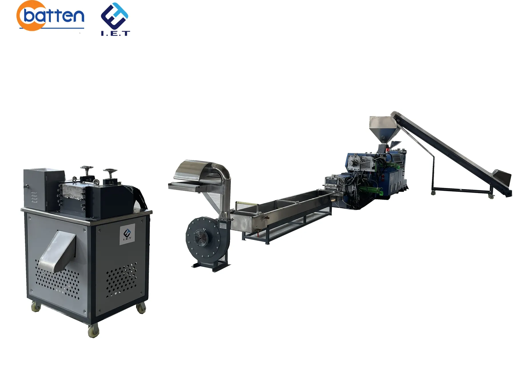 140PP, PE double-stage recycling and granulation production line ...