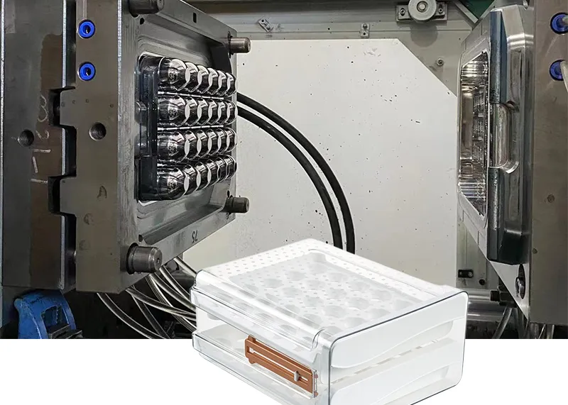 Injection mold opening injection molding egg storage box mold plastic ...