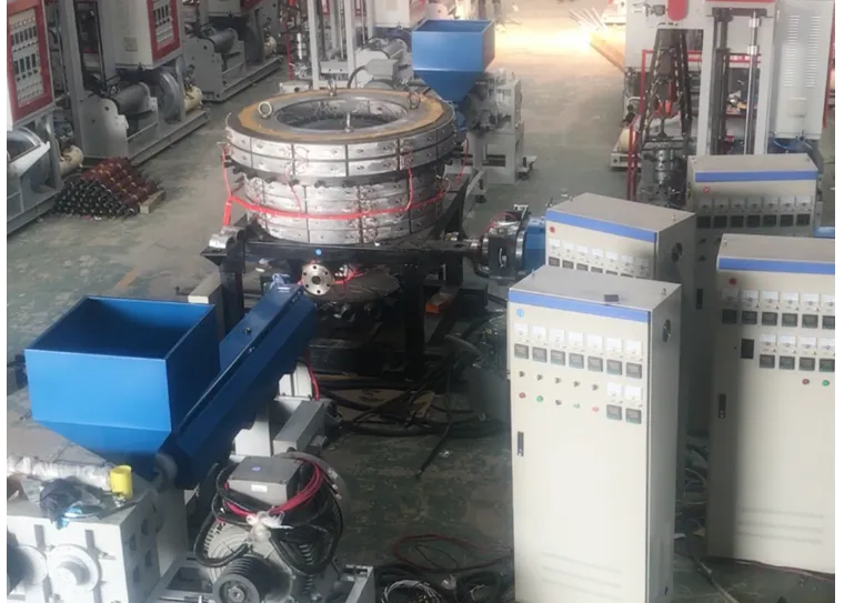 ABC three layer co-extrusion film blowing machine | Plastics and Rubber ...