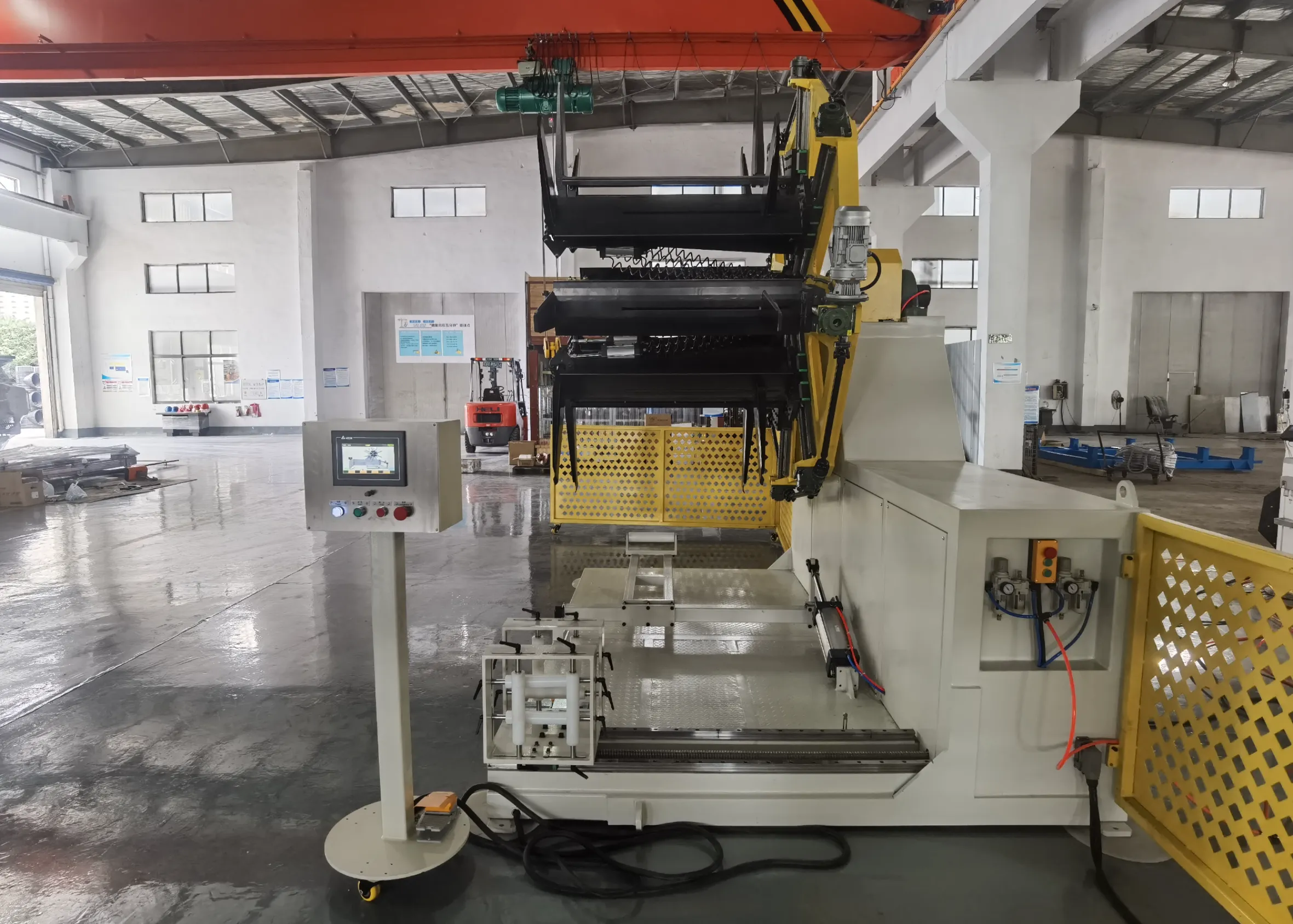 PE Pipe Winding and Unwinding Machine | One-click to Connect with ...