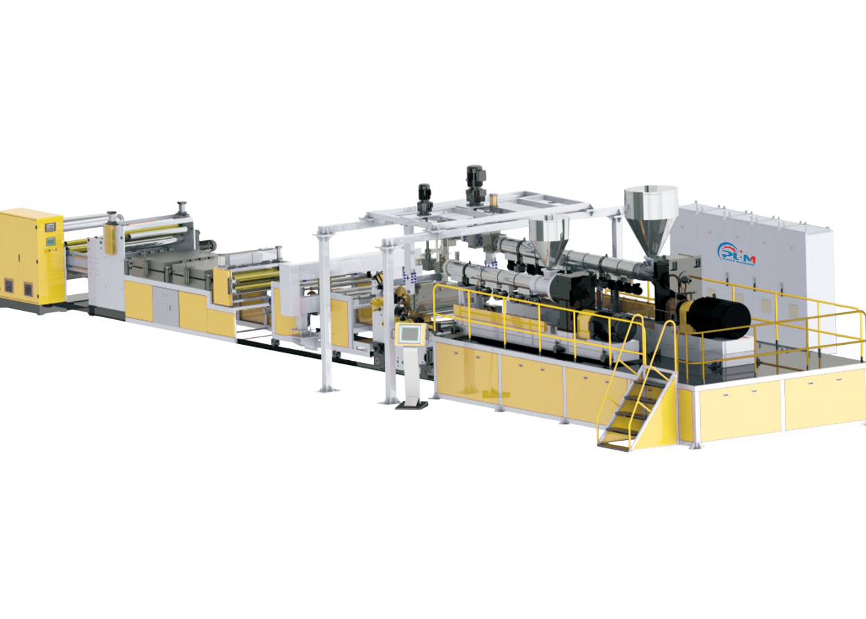 Corn Starch+PP/PLA/PBAT/PBS Sheet Extrusion Line | Plastics and Rubber ...