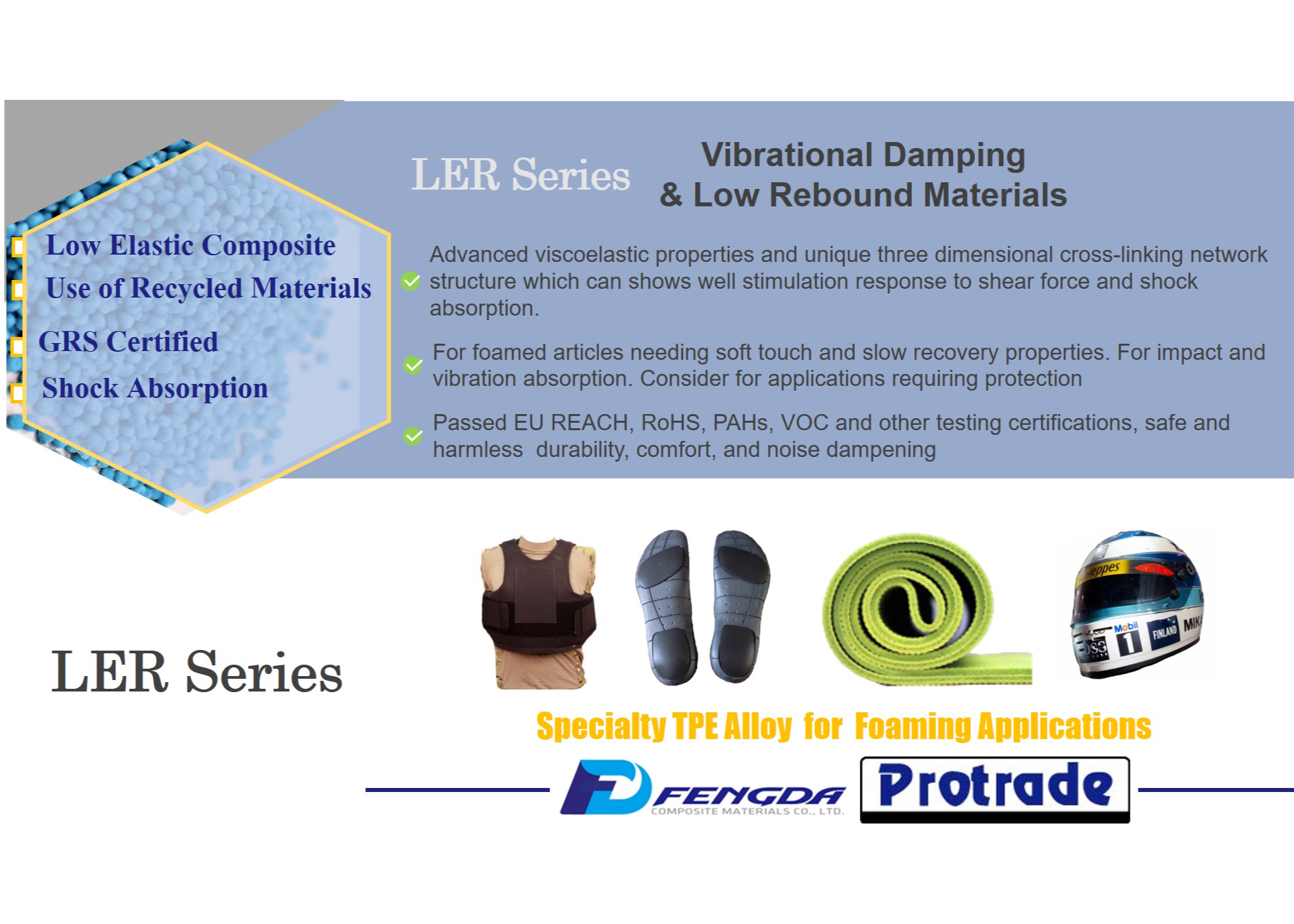LER-688 Environmentally friendly vibrational damping and low-rebound ...