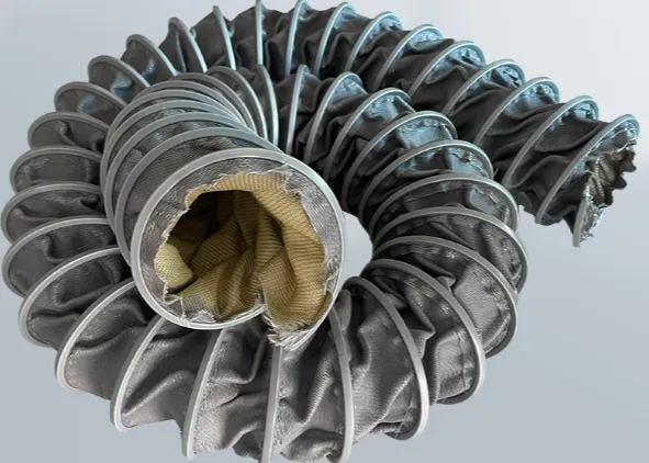 800 DEGREE TEMPERATURE RESISTANT TELESCOPIC DUCT | One-click to Connect ...