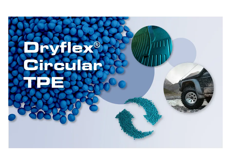 Dryflex Circular TPE with Recycled Content | Plastics and Rubber Product