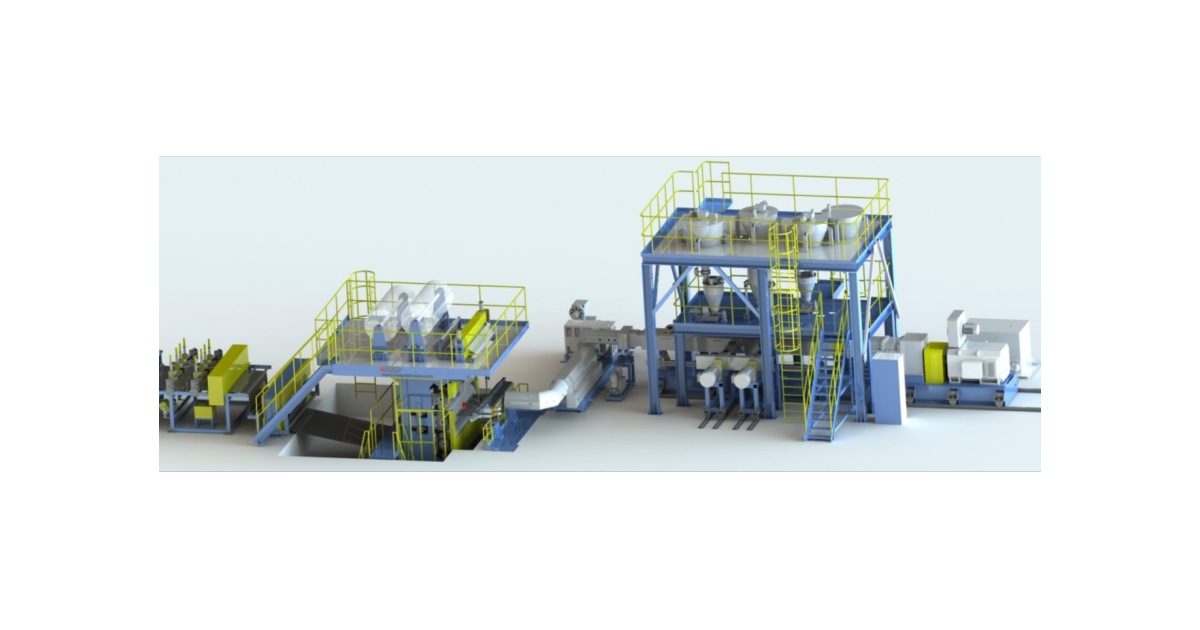 High filling damping sheet extrusion line | Plast...