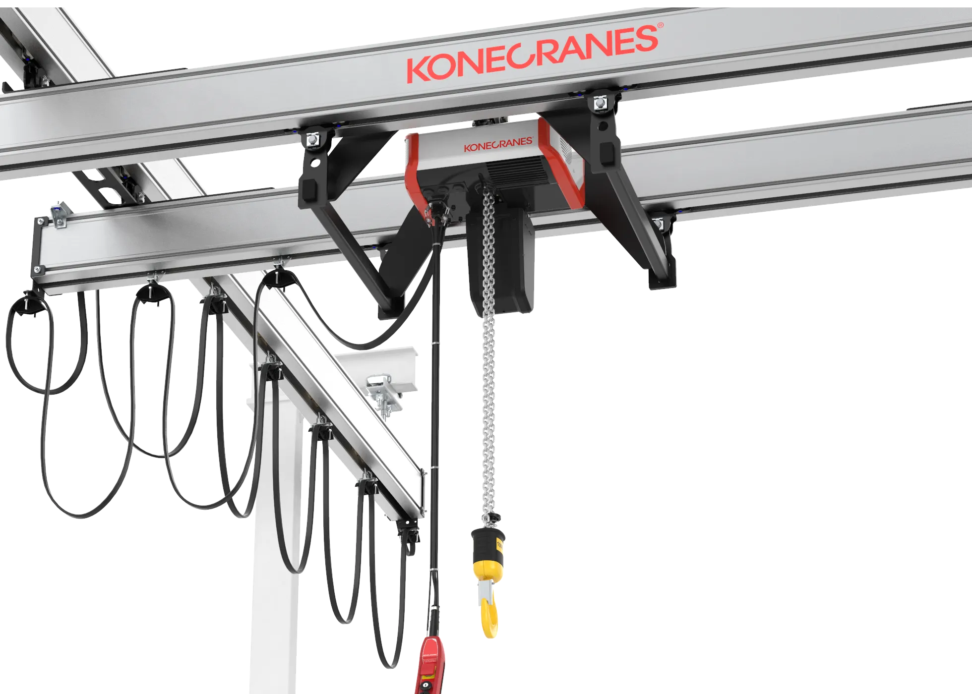 Konecranes KBK workstation lifting systems | Plastics and Rubber Product