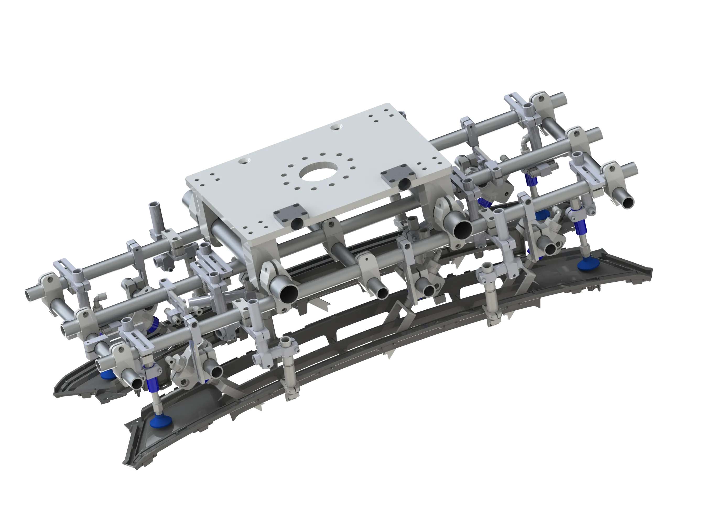 Front Bumper Lower Grille (2 points) Take Out Fixture | Plastics and ...