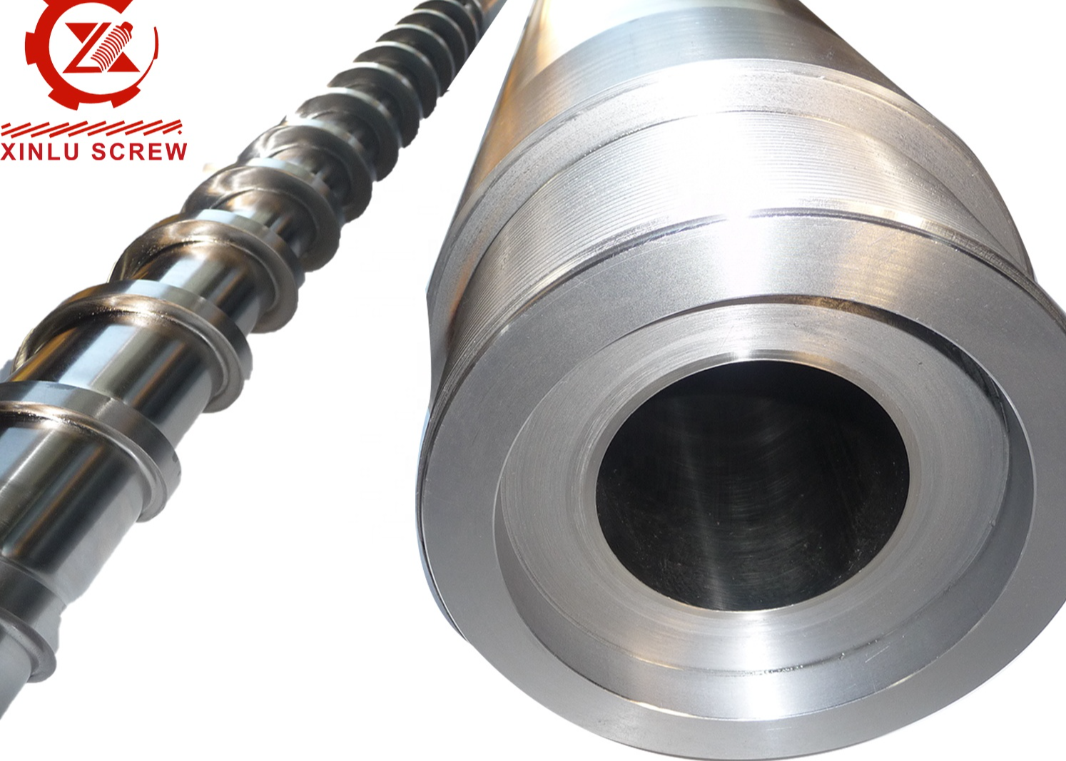 Injection screw and barrel for injection molding machine from XINLU ...