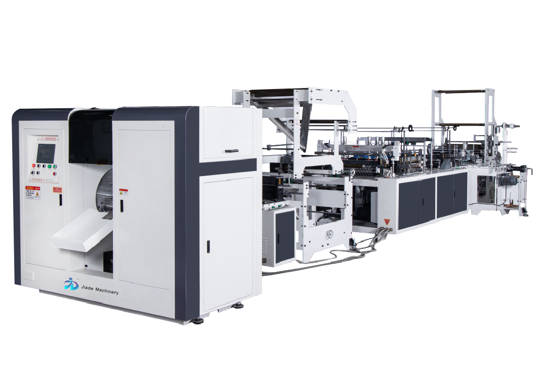 Automatic Shuttle System Four Fold S-type Bag-on-roll Making Machine ...