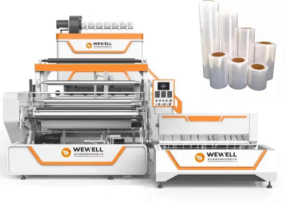 ABC 3 Layer Pallet Wrap Lldpe Cast Stretch Film Making Machine ...
