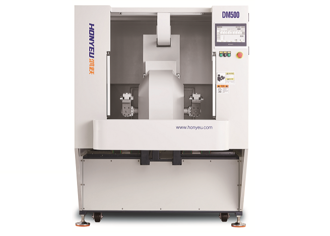 DM500 Five axis multi-face trimming flagging machine | One-click to ...