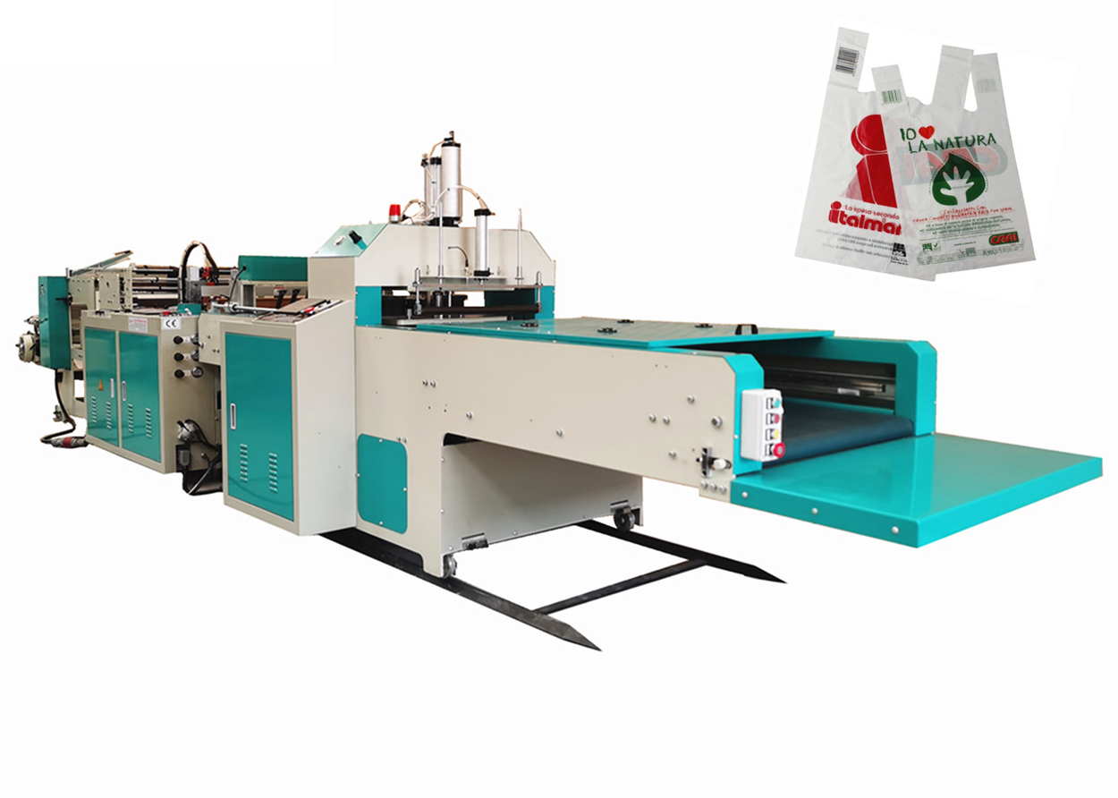 Super High Speed Single Line Big Shopping T-Shirt Vest Bag ...