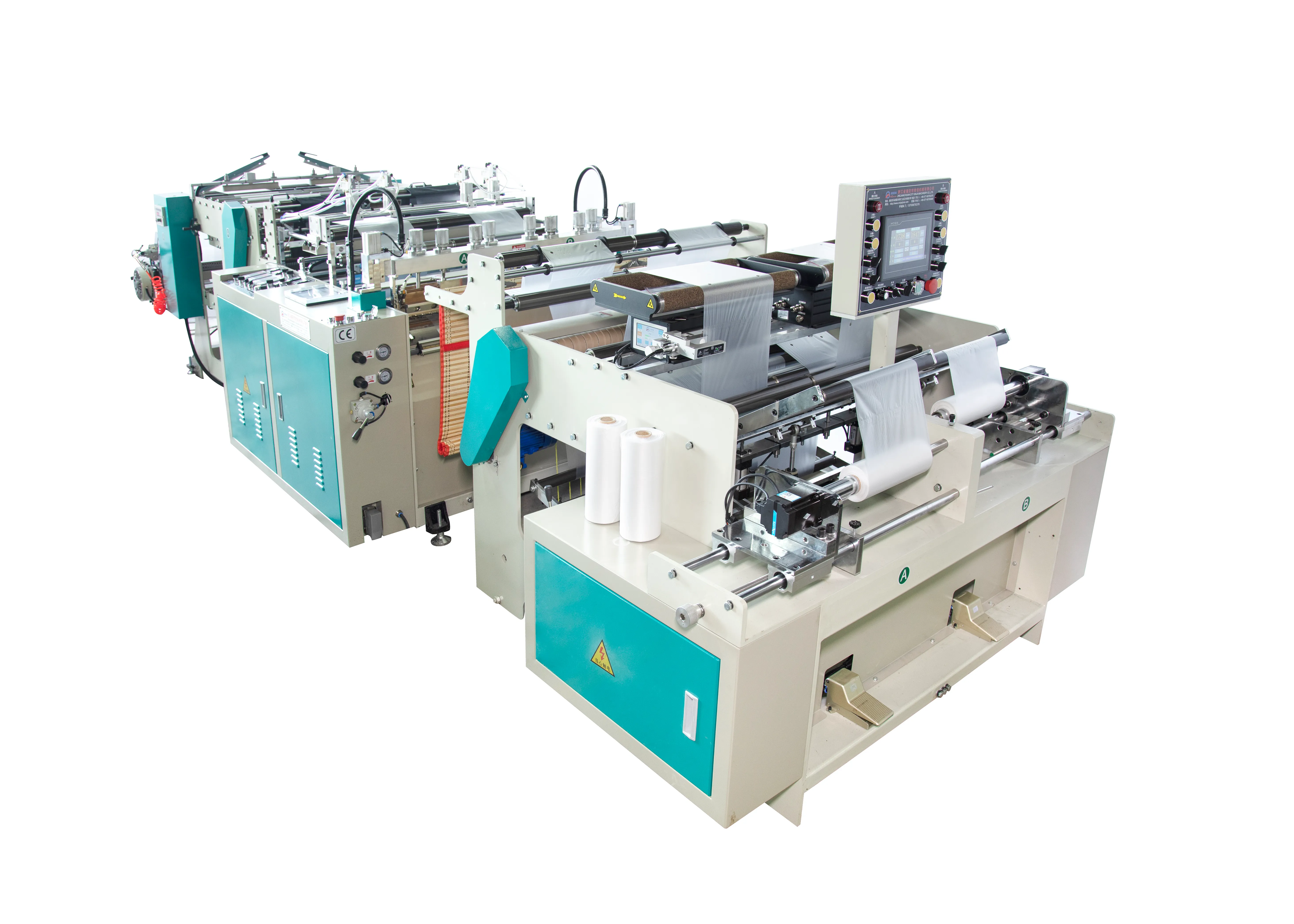 High Speed Rolling Plastic Flat Vegetable Bag Fruit With Core Bag ...