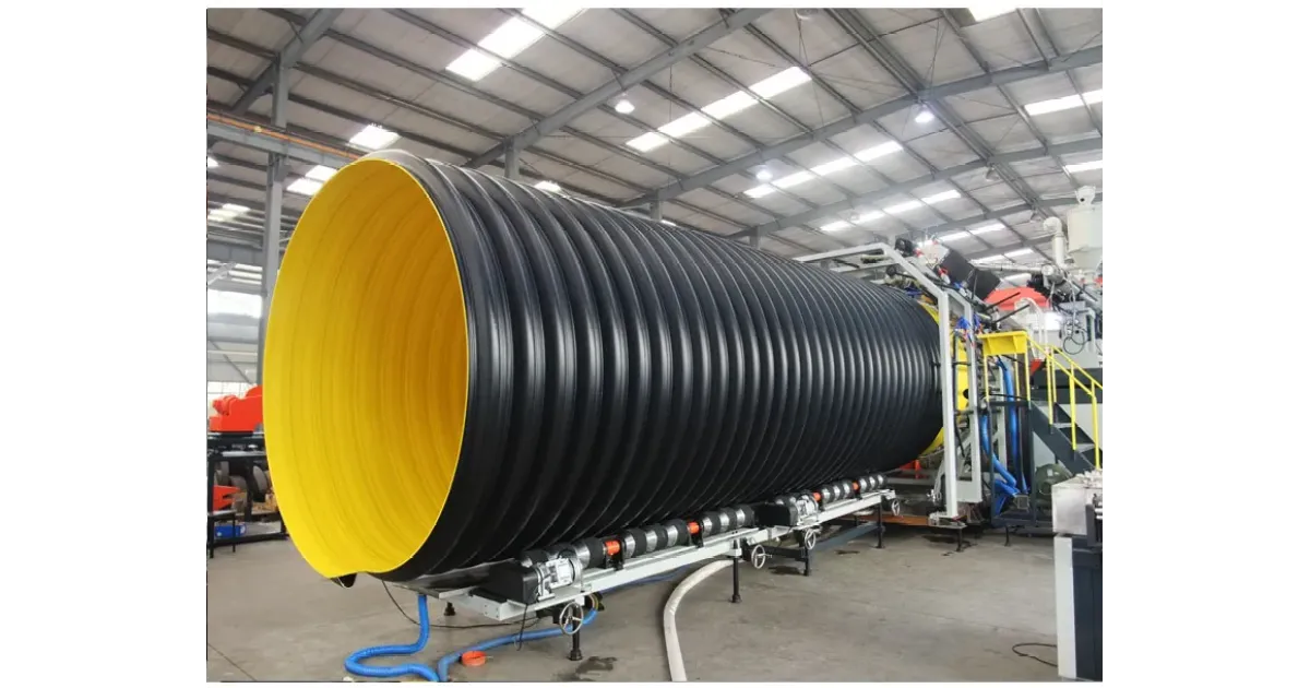 Steel Belt Reinforced Polyethylene Spiral Corruga...