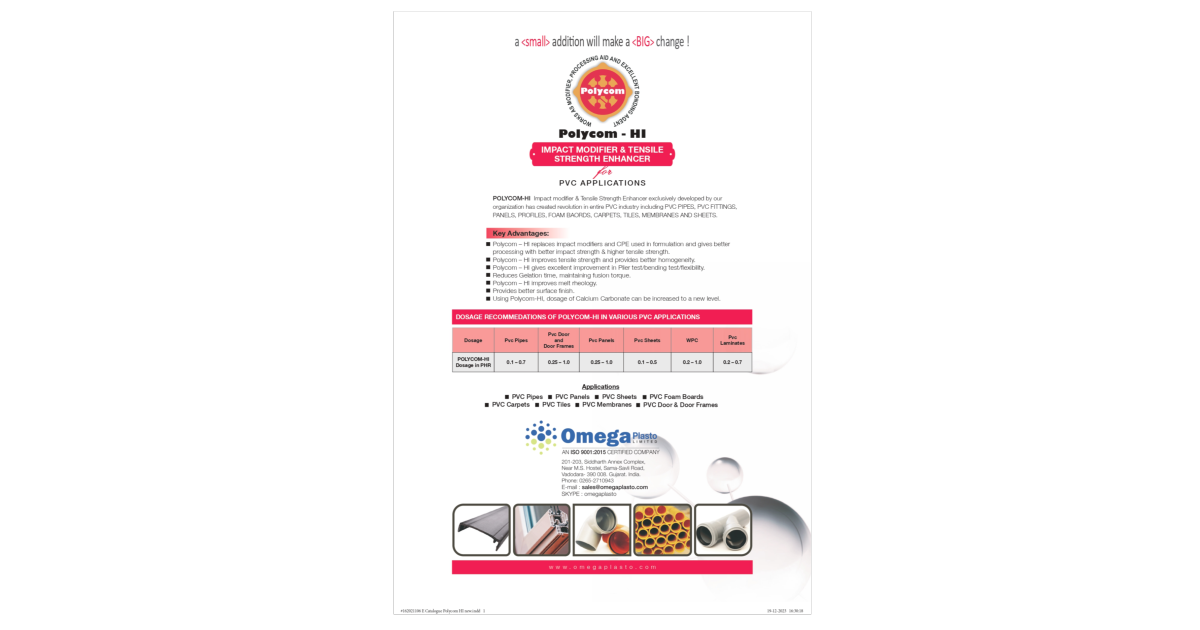 Polycom - HI | Plastics and Rubber Product