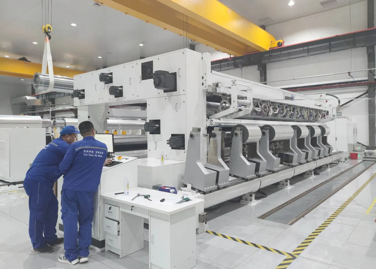 Primary slitting machine for PETG film | One-click to Connect with ...