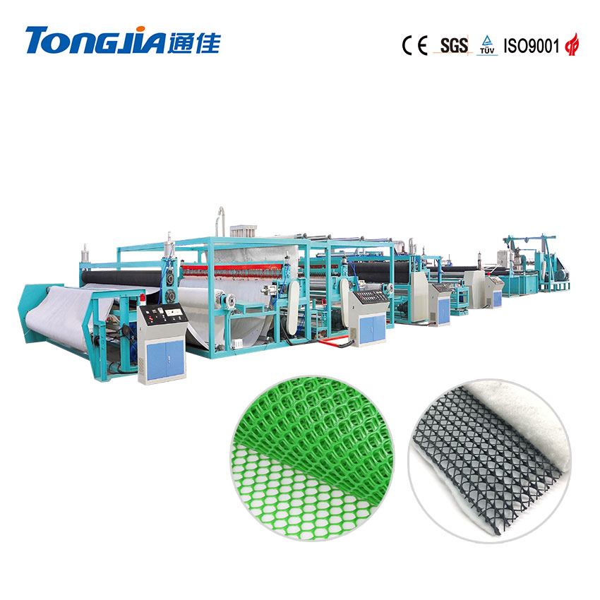 PE Plastic Rigid Flat Net and 3D Geonet Machine | One-click to Connect ...