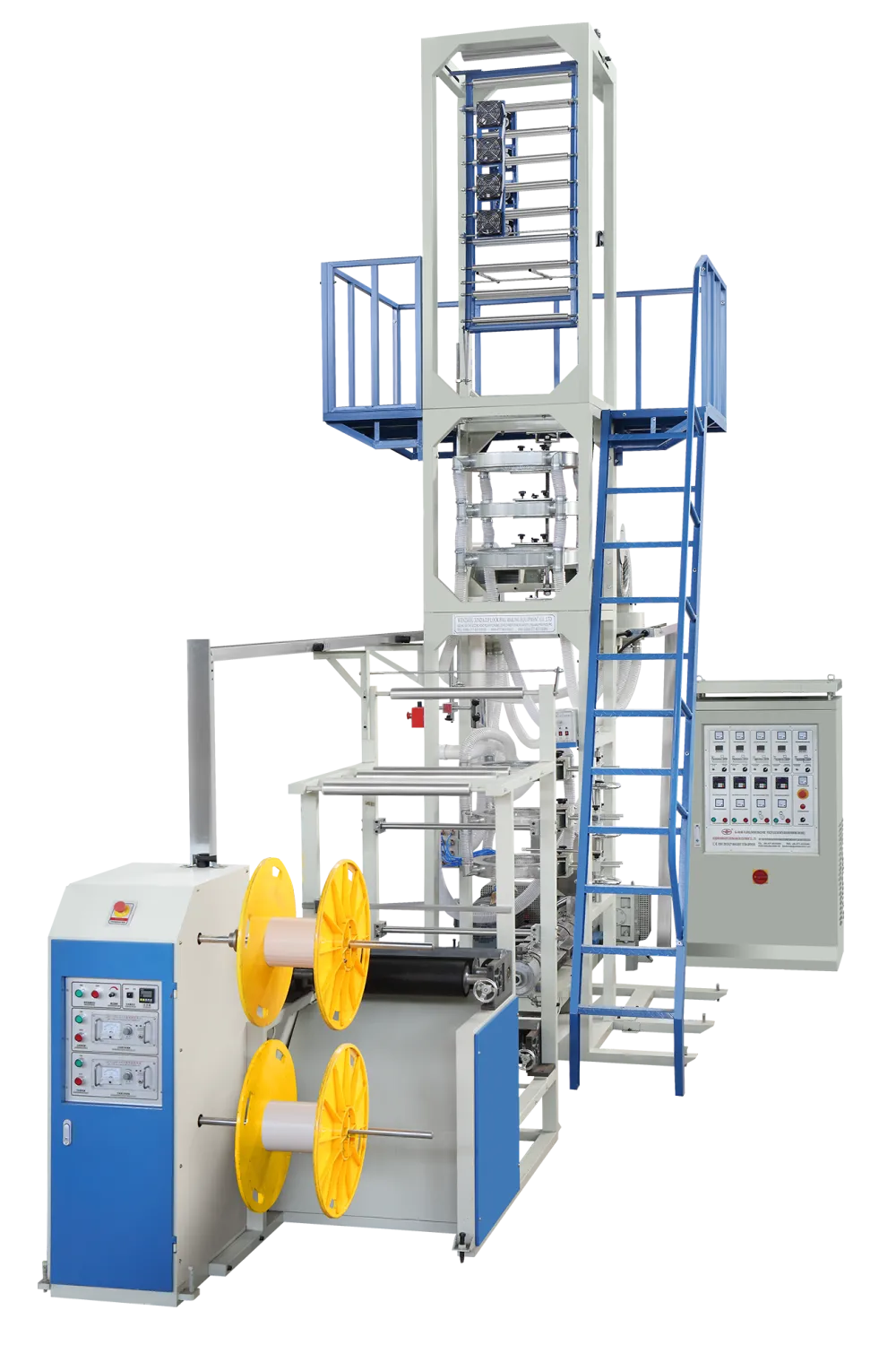 Biodegradable high speed zip lock film blowing machine | Plastics and ...