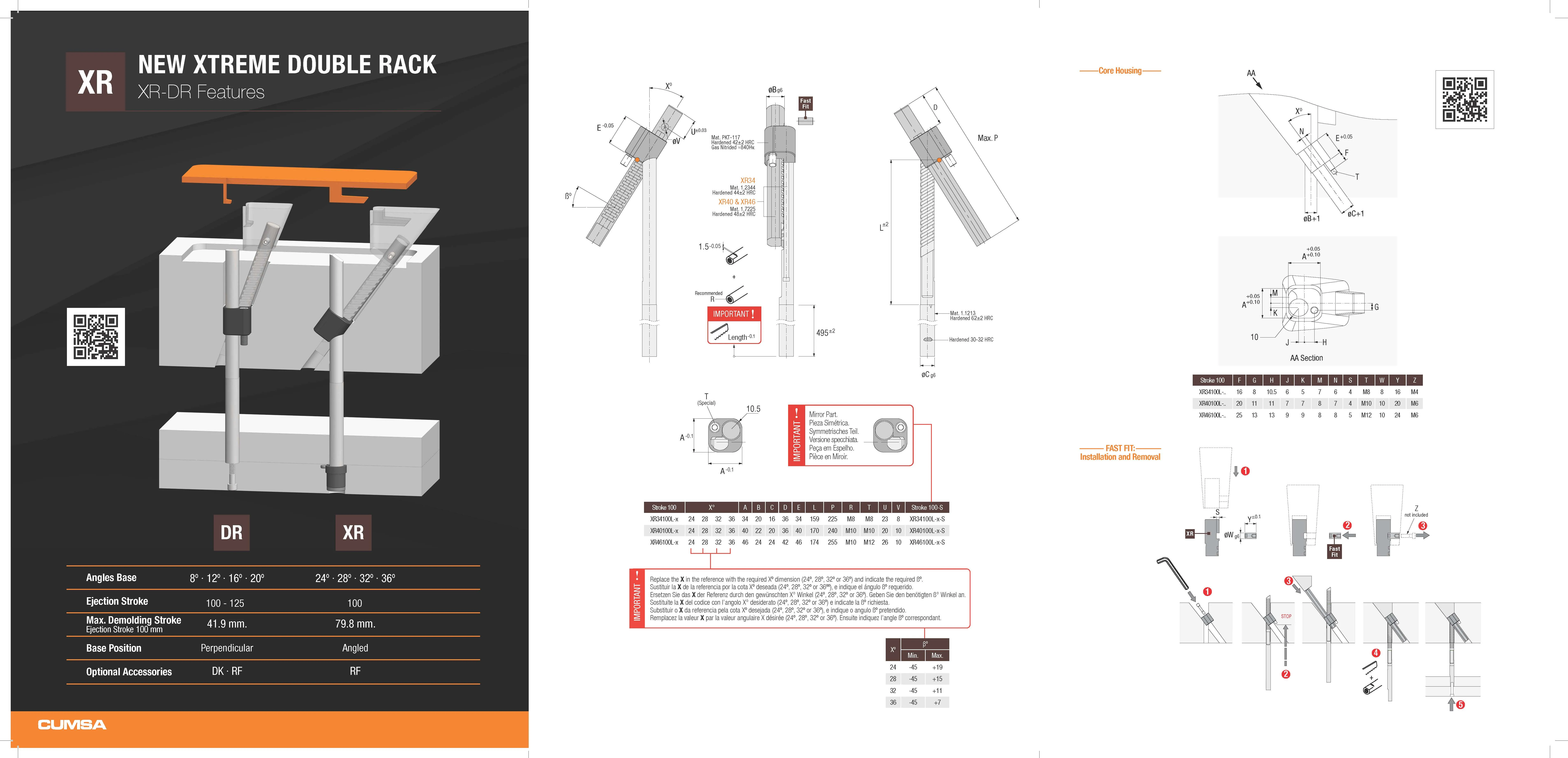 XTREME DOUBLE RACK-CUMSA STANDARD PARTS FOR MOULDS (SHENZHEN) CO.,LTD ...