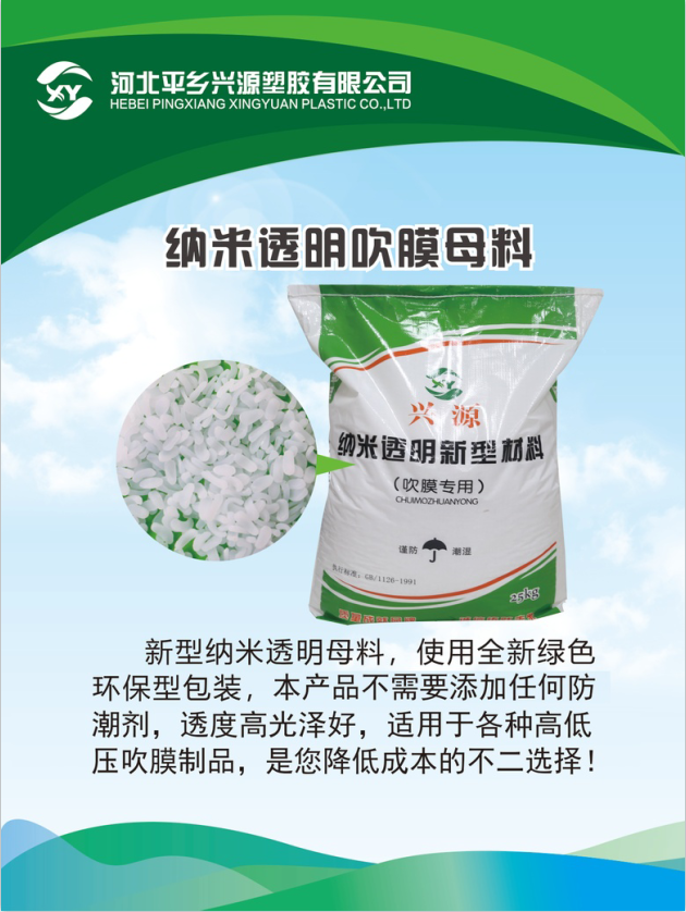 Nano transparent film blowing Masterbatch | One-click to Connect with ...