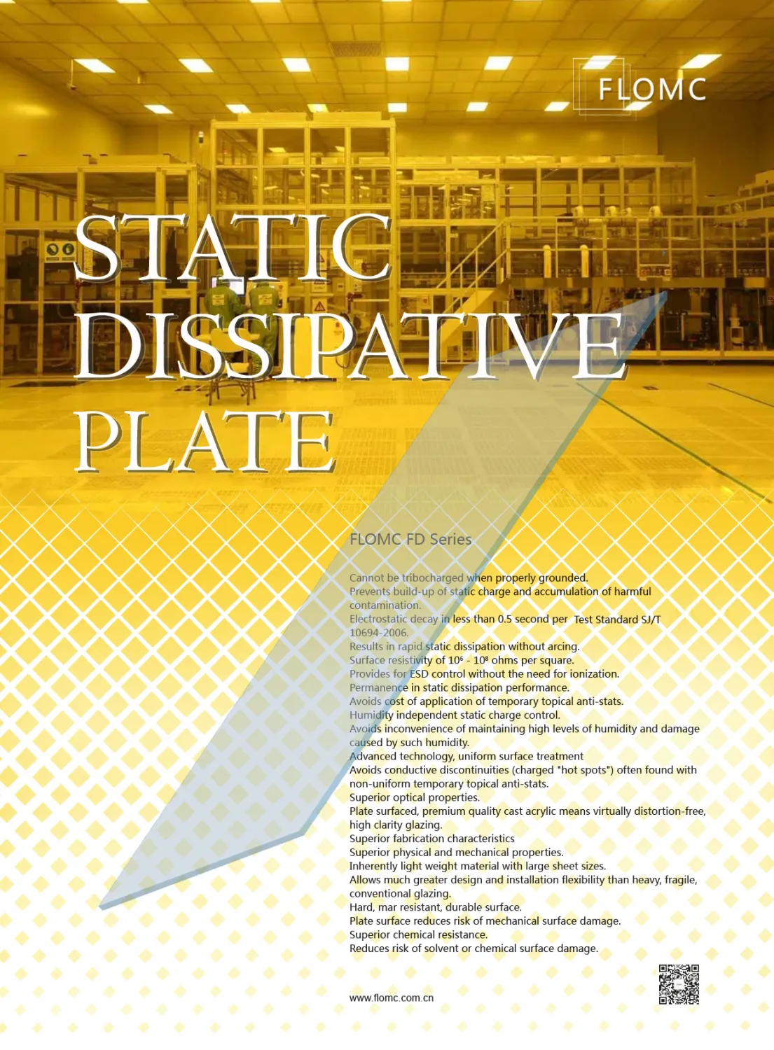 High wear resistance & Anti-static optical resin plate-ANHUI FLOMC ...