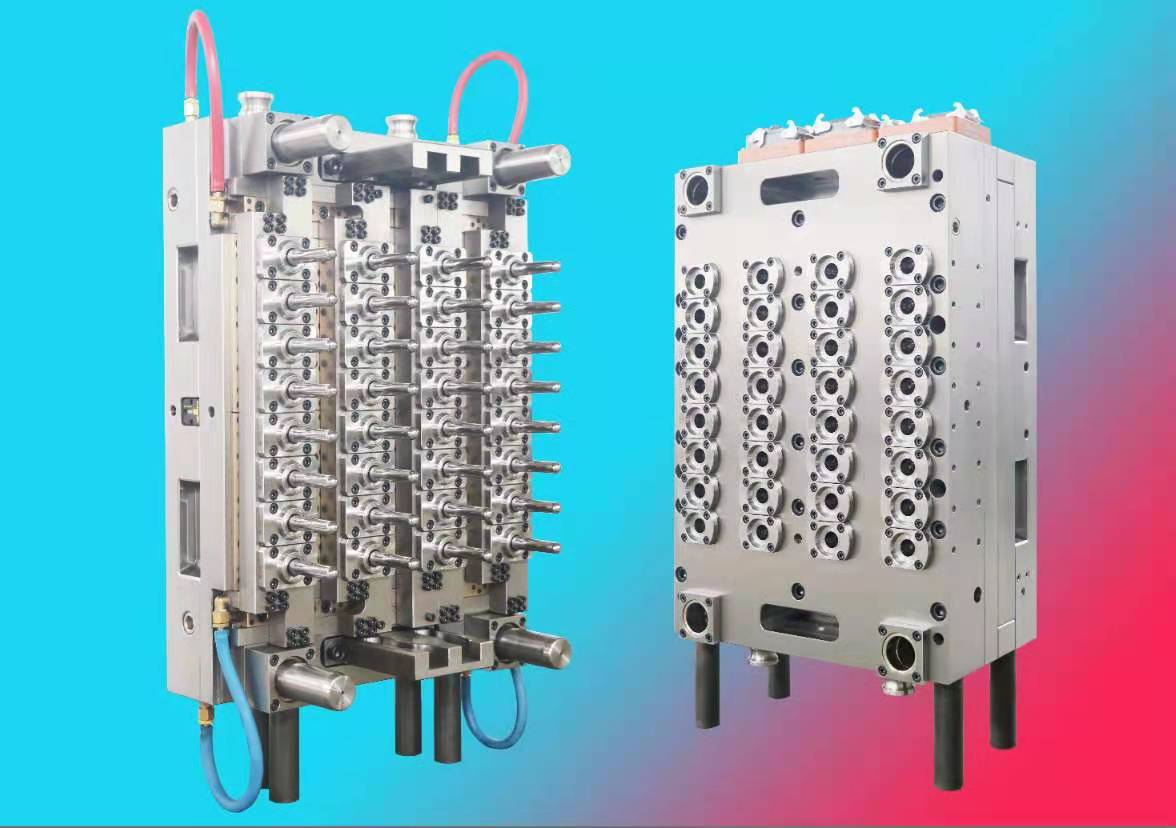 48 cavity valve gate PET preform bottle mold | One-click to Connect ...