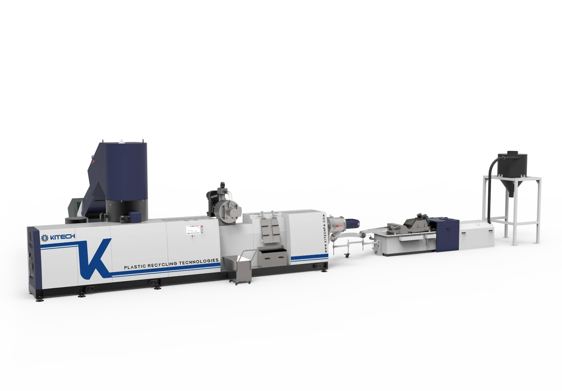 Plastic Recycling Pelletizing Machine-JIANGSU KITECH MACHINERY CO.,LTD ...