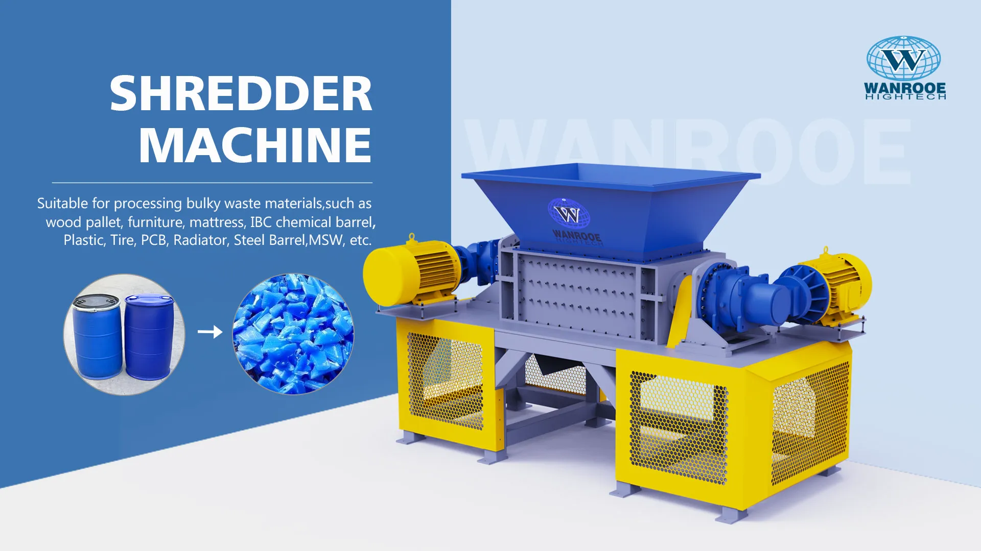 Shredder Machine-WANROOE MACHINERY CO.,LTD. | CPS+ eMarketplace