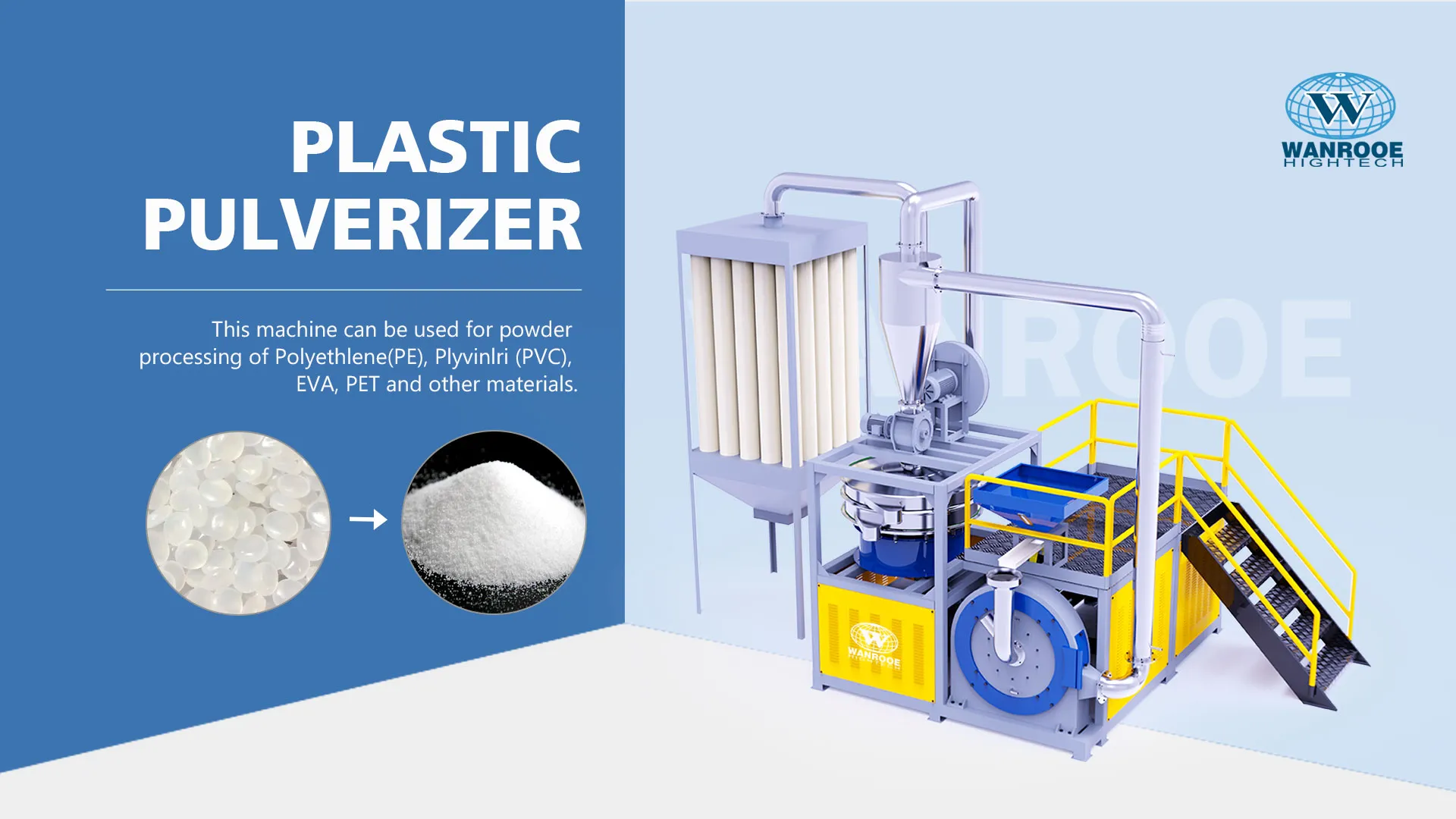 Plastic Pulverizer-WANROOE MACHINERY CO.,LTD. | CPS+ eMarketplace