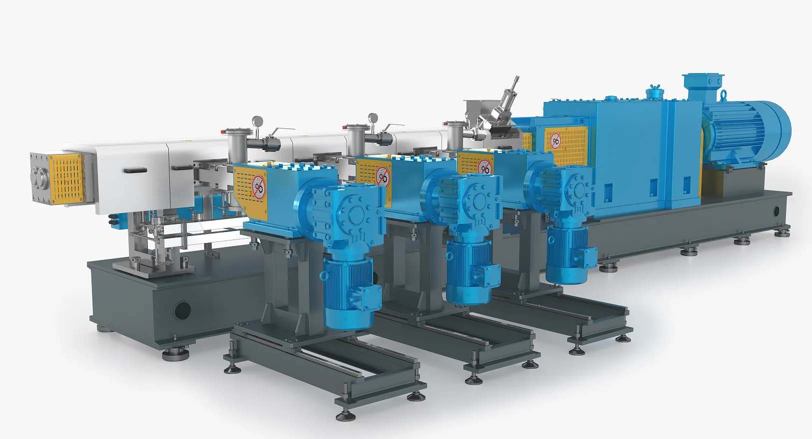 Twin screw chemical complete set of equipment-Sichuan Kunwei Lanxess ...