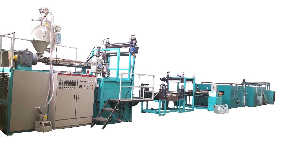 Plastic bi-oriented net making machine | One-clic...
