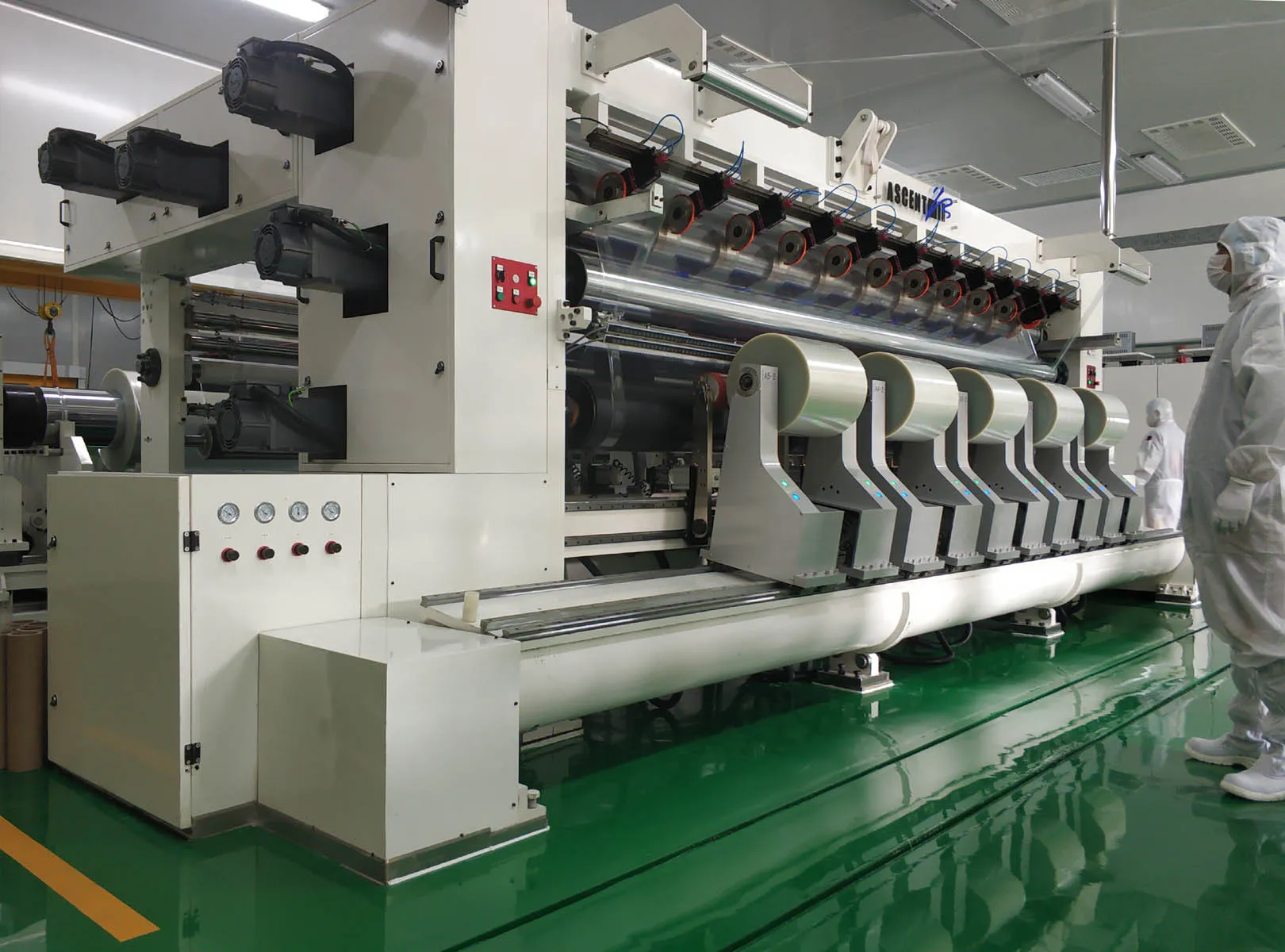 BOPET Optical film primary slitting machine-Nanjing Ascent Automatic ...