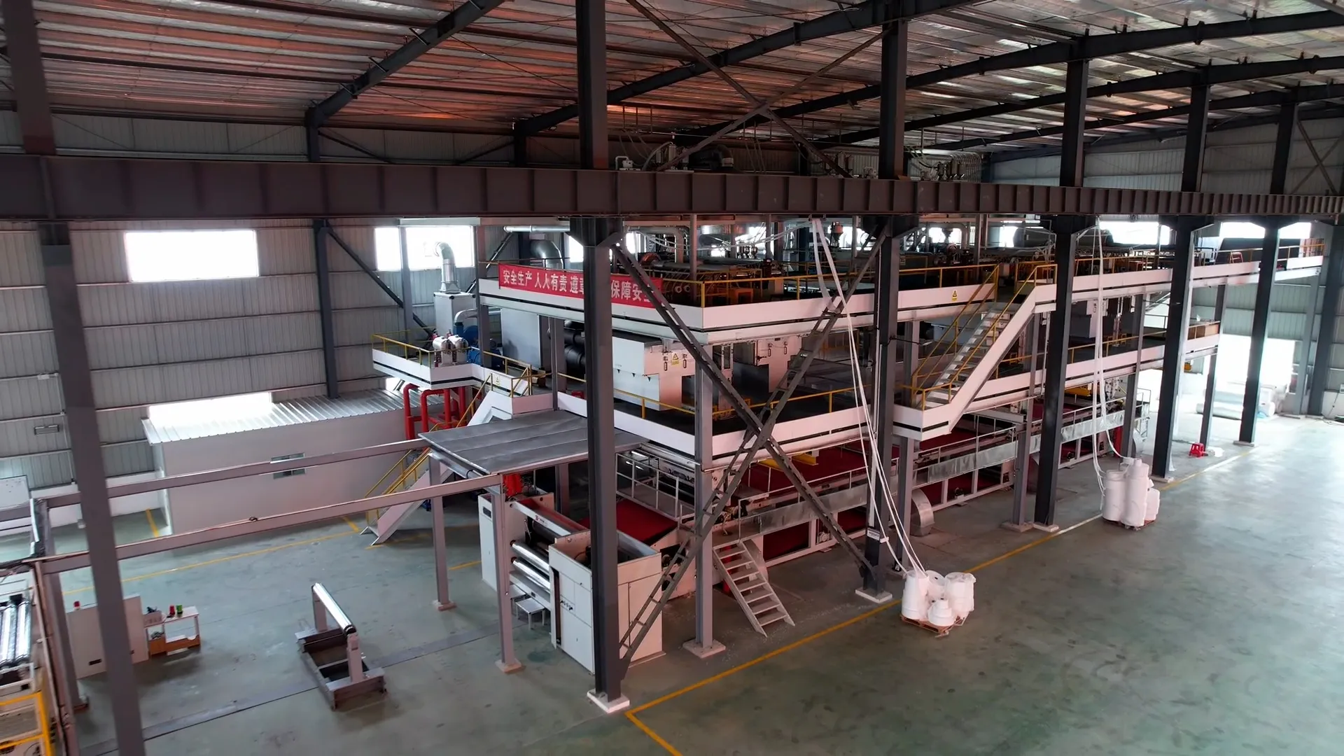 spunbond and meltblown nonwoven fabric machines / production line-Hubei ...