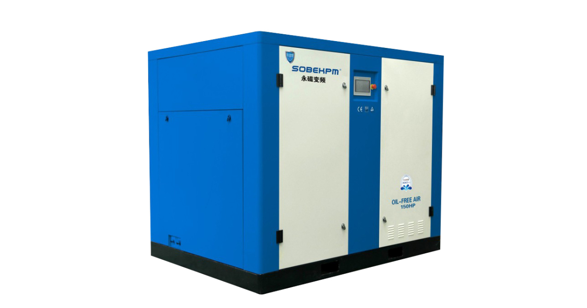 high pressure screw air compressor and water lubr...