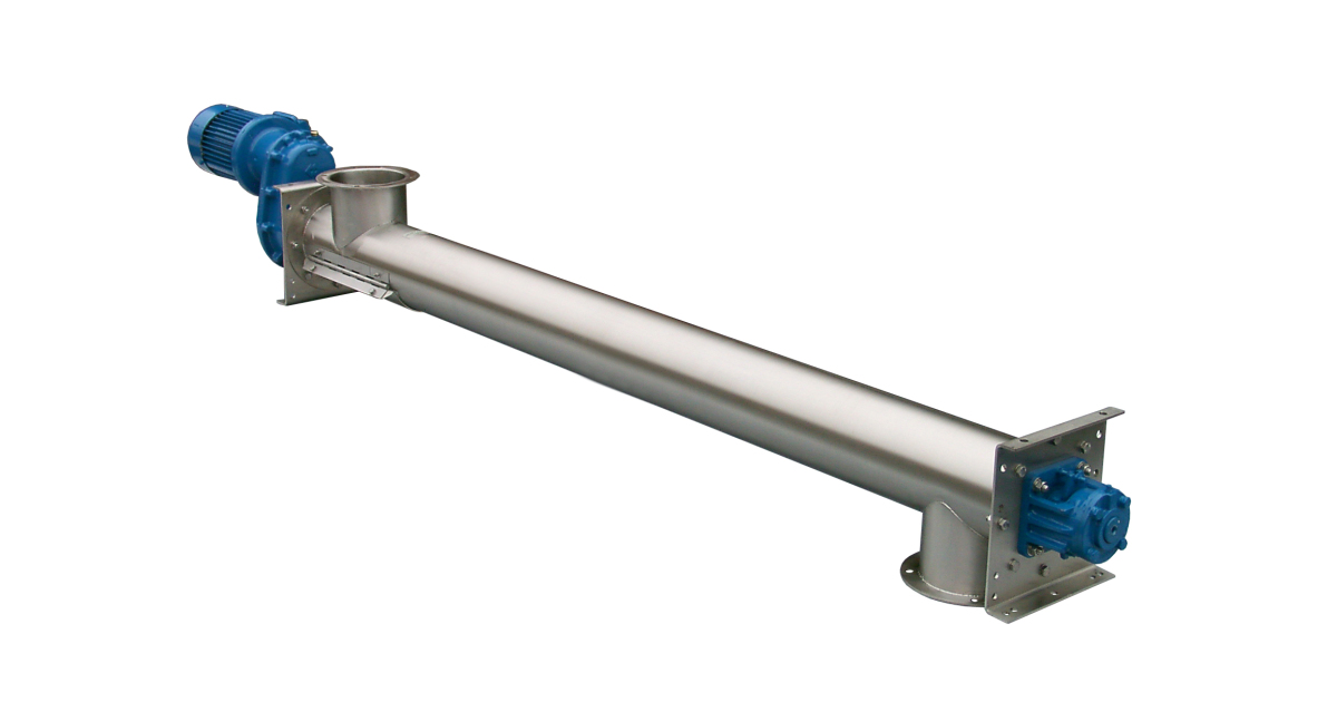 TX stainless steel tubular screw conveyor | Plast...